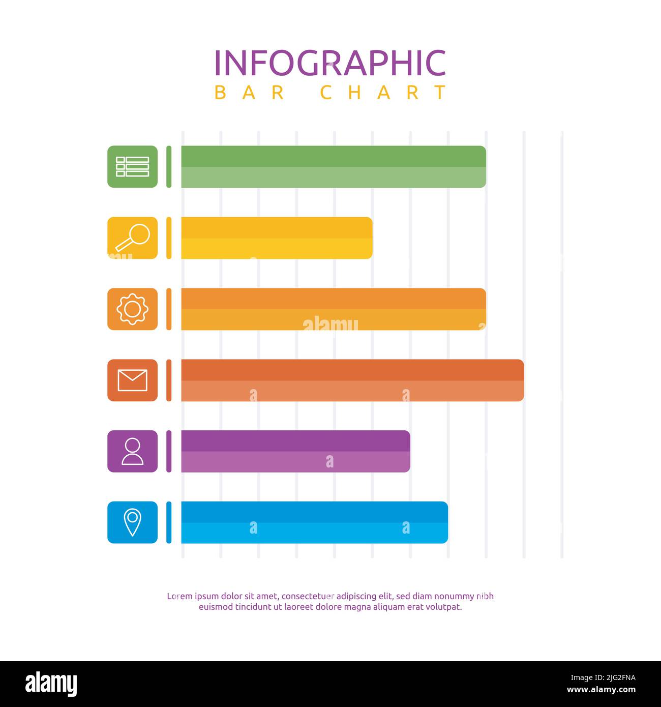 Creative data infographic hi-res stock photography and images - Alamy