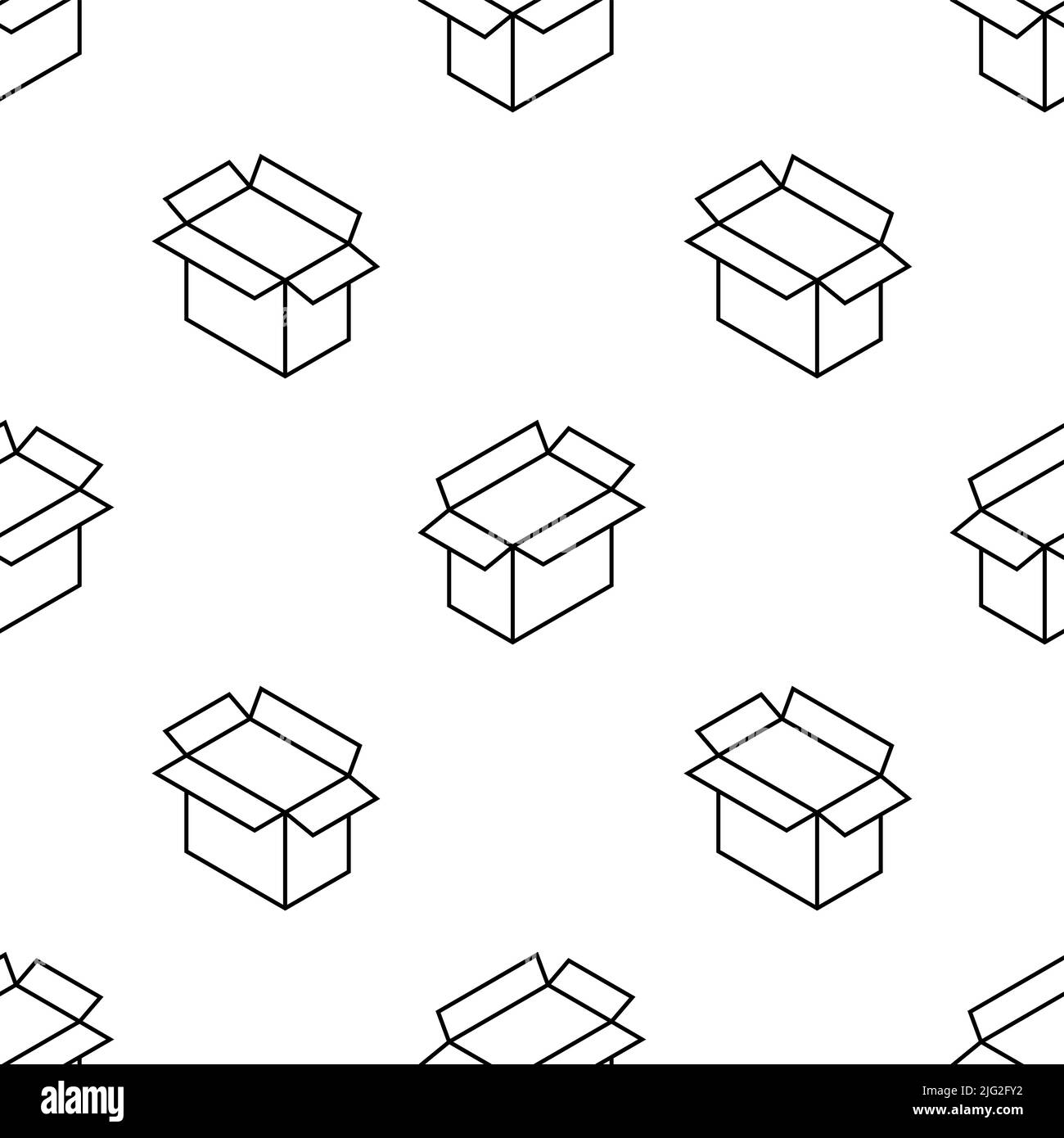 White card board box pack Stock Vector Images - Alamy