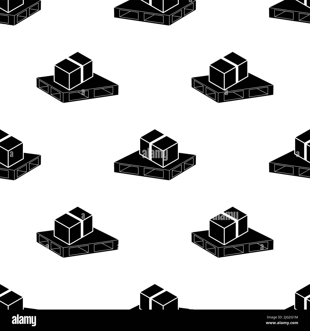 Wood pallet icon Black and White Stock Photos & Images - Alamy