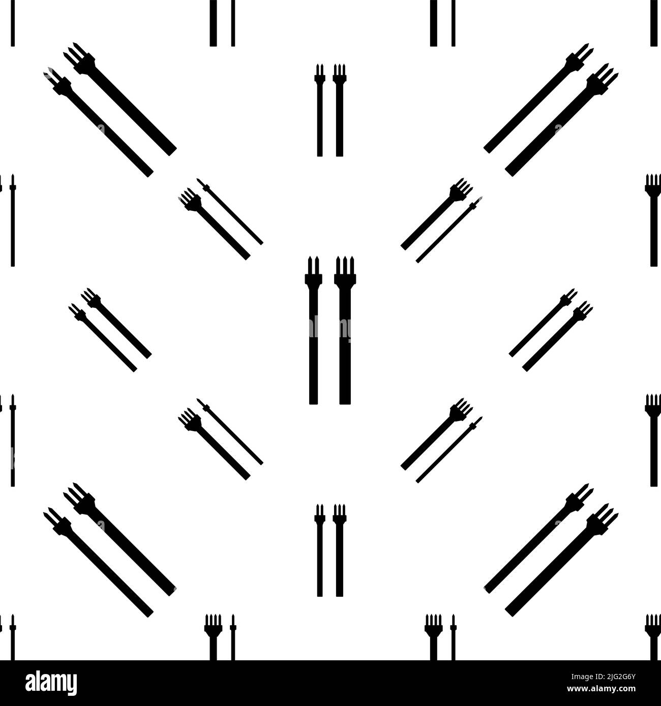 Leather Prong Tool Icon Seamless Pattern, Leather Craft Tool, Hole ...