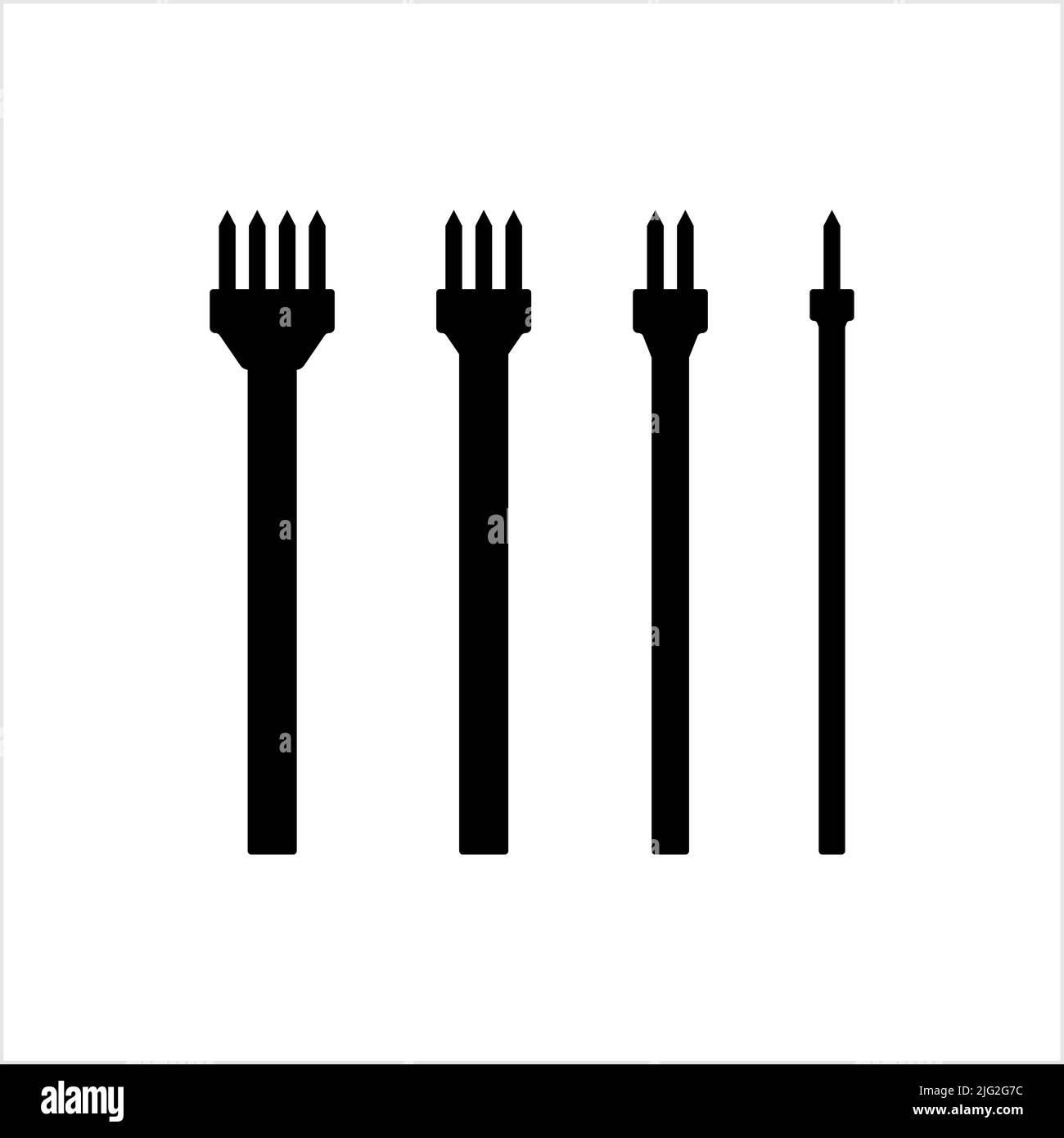 Prong tool Stock Vector Images - Alamy