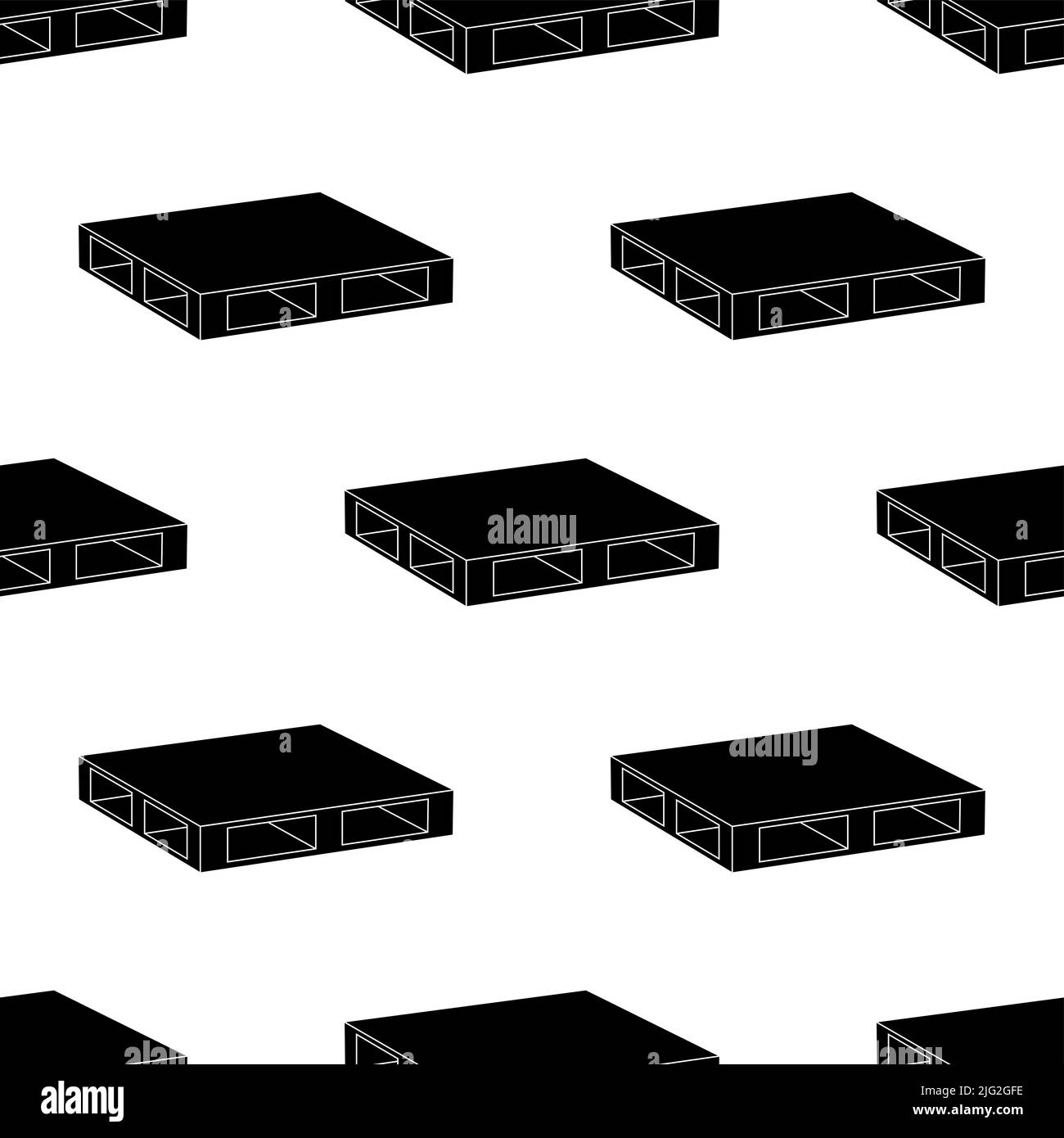 Wood pallet icon Black and White Stock Photos & Images - Alamy