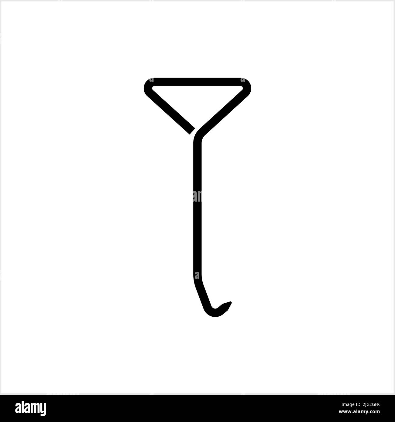 Spring Hook Puller Icon, T Handle Pipe Pulling Hook Tool, Exhausts ...