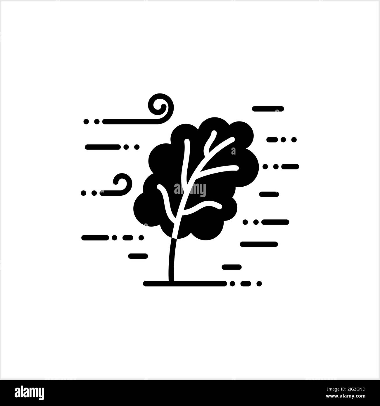 Blowing bending Stock Vector Images - Alamy