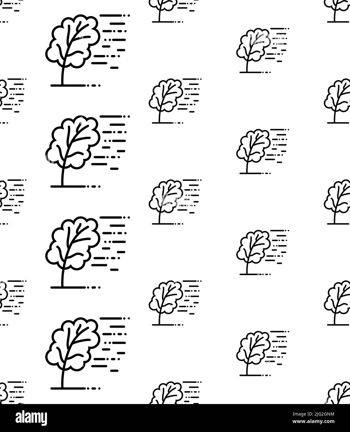 Windy day illustration Black and White Stock Photos & Images - Alamy