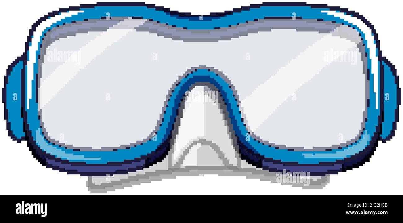 Isolated goggle on white background illustration Stock Vector Image ...