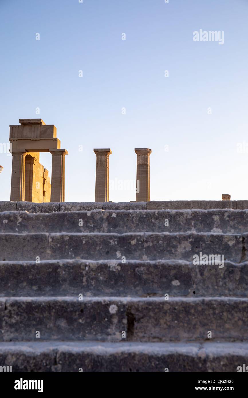 Doric parthenon temple sunset acropolis hi-res stock photography and ...