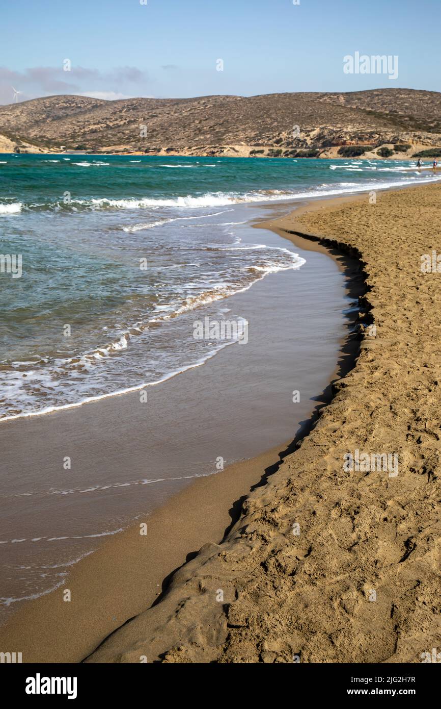 Macheria beach on Rhodos, Dodecanese Stock Photo - Alamy
