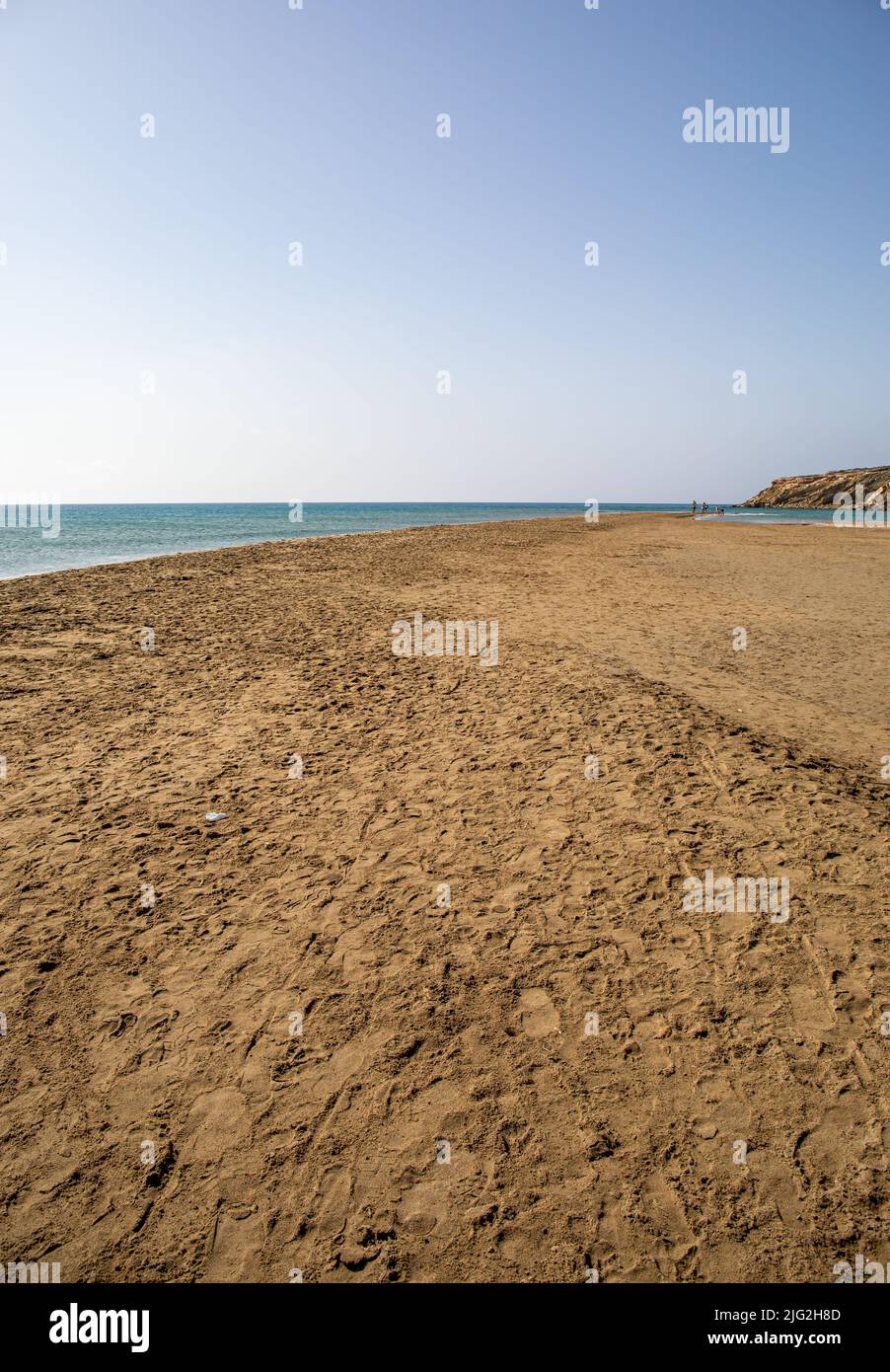 Macheria beach on Rhodos island, day time Stock Photo - Alamy