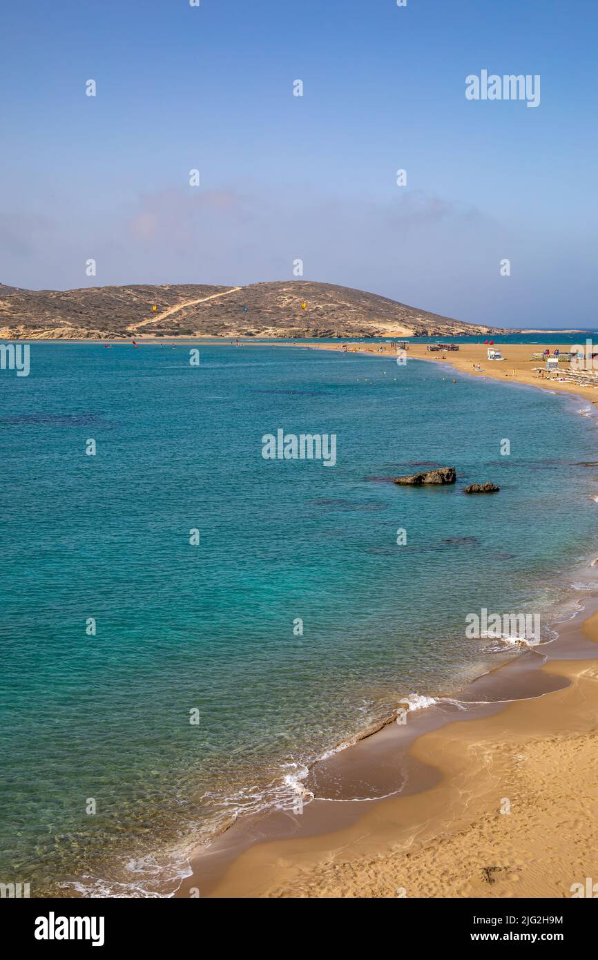 Macheria beach on Rhodos island, Dodecanese islands Stock Photo - Alamy