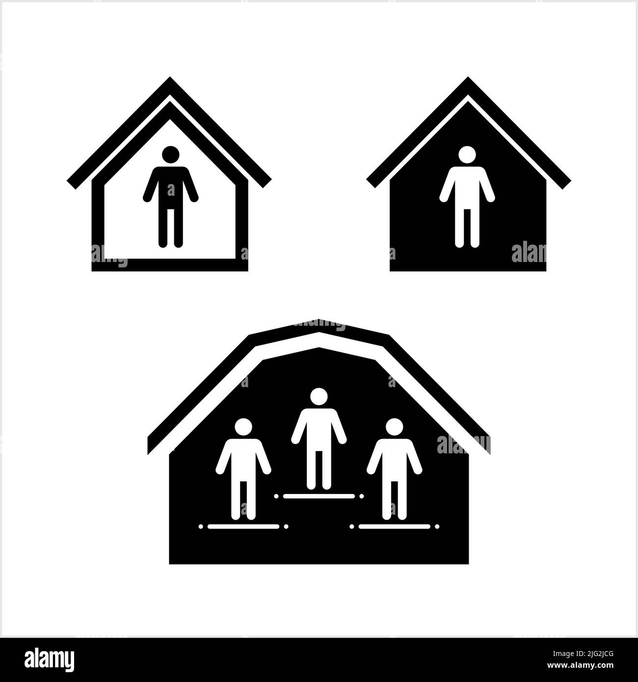 Shelter Icon, Protective Building, Structure From Bad Weather, Danger ...