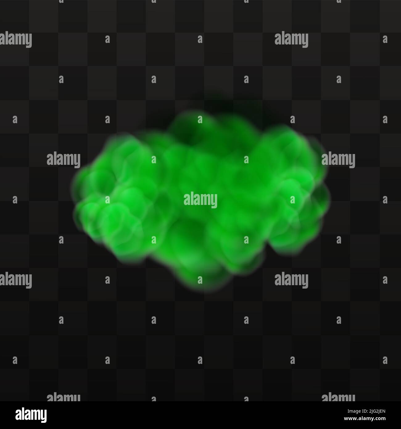 Realistic scary mystical green fog.Night Halloween. Purple poisonous ...