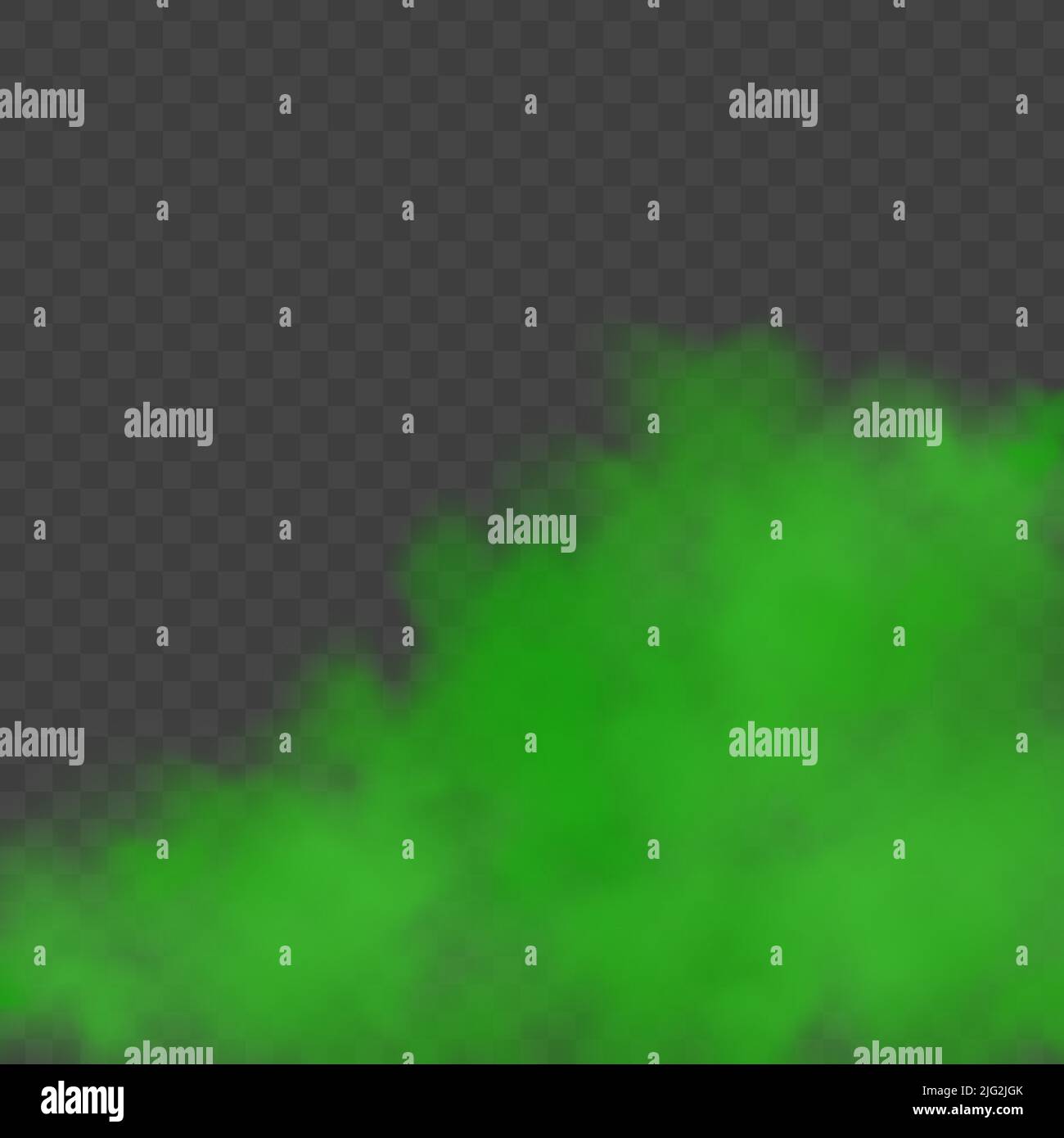 Realistic scary mystical green fog.Night Halloween. Purple poisonous ...