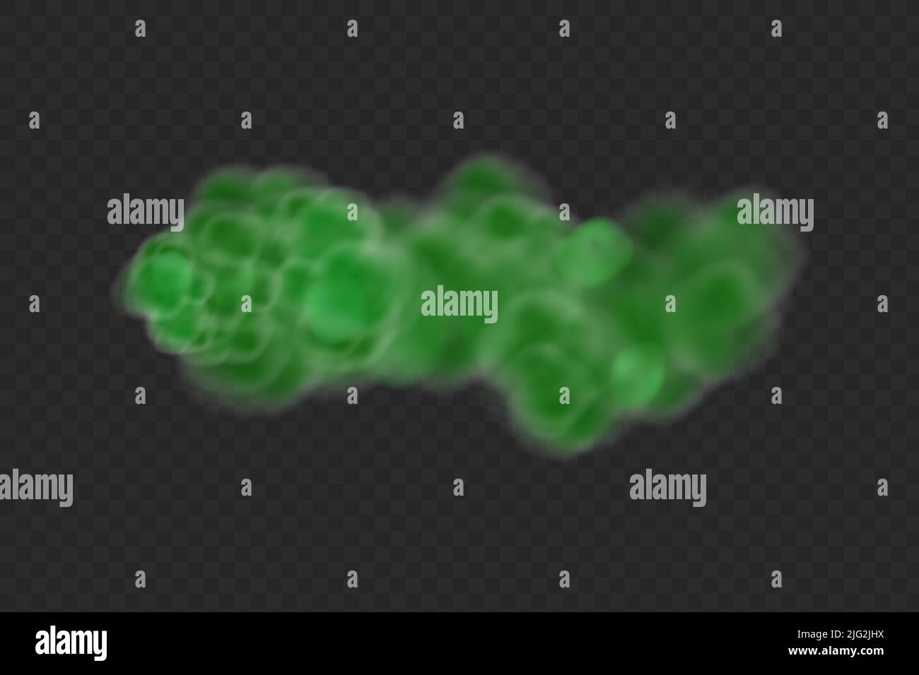 Realistic scary mystical green fog.Night Halloween. Purple poisonous ...