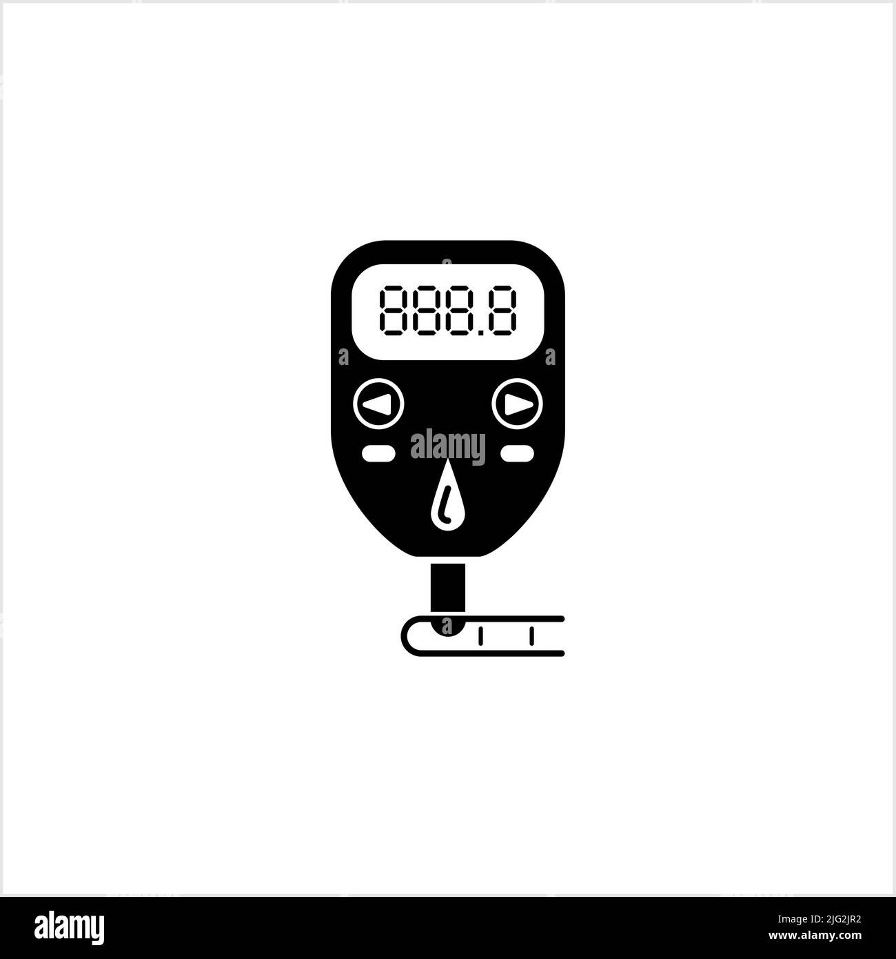 Glucometer icon hi-res stock photography and images - Alamy