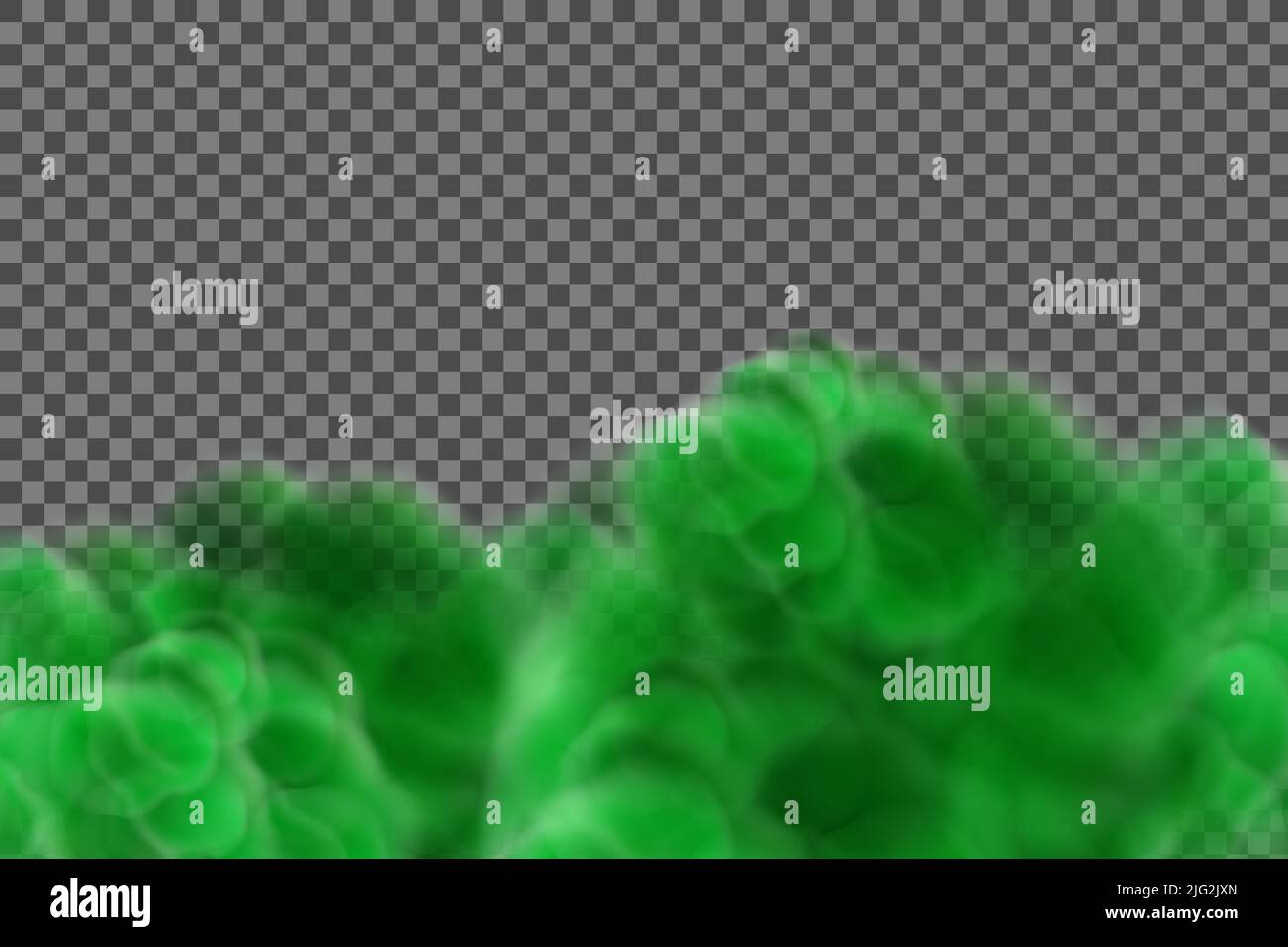 Realistic scary mystical green fog.Night Halloween. Purple poisonous ...