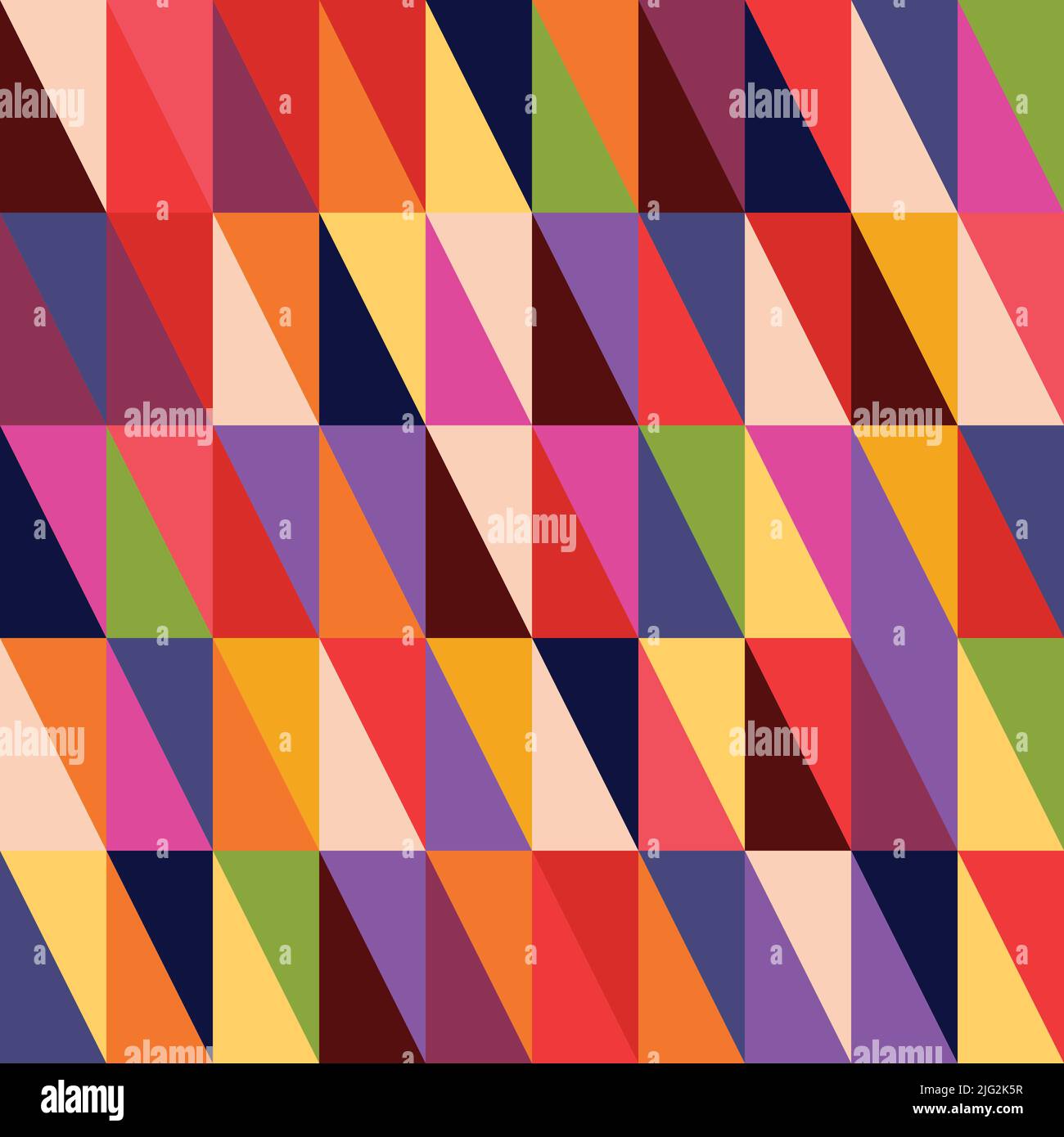 Coloured Right Angled Triangle