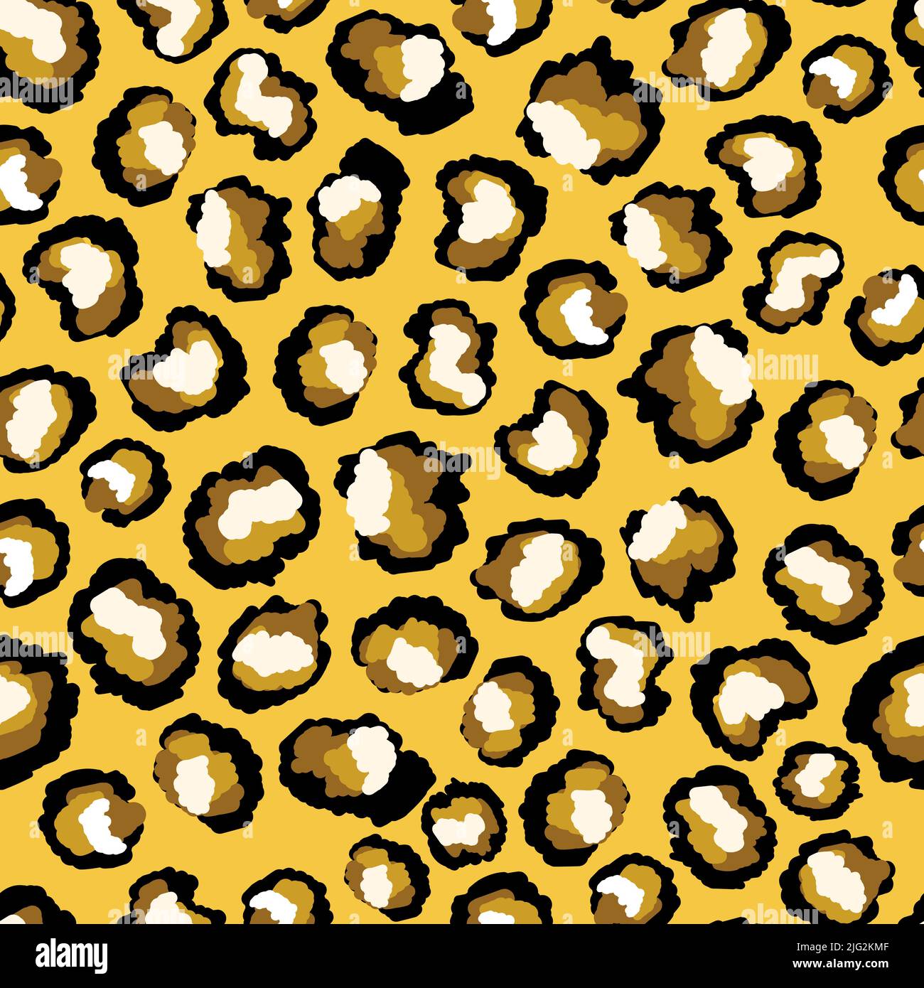 Abstract modern leopard seamless pattern. Animals trendy background ...
