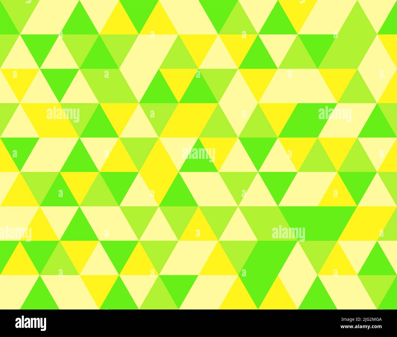 Geometric abstract illustrative background. Green and yellow triangles ...