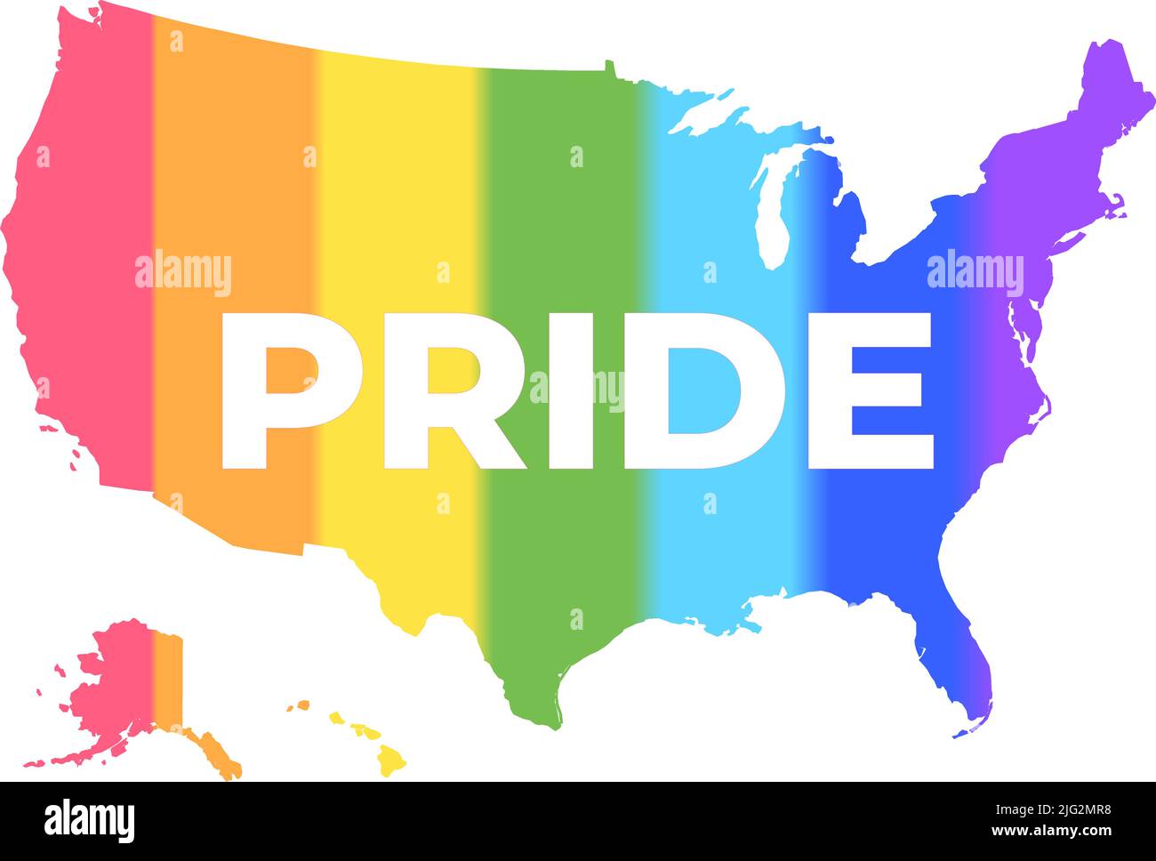 LGBT history month in October. LGBT flag in text. Poster, card, banner ...