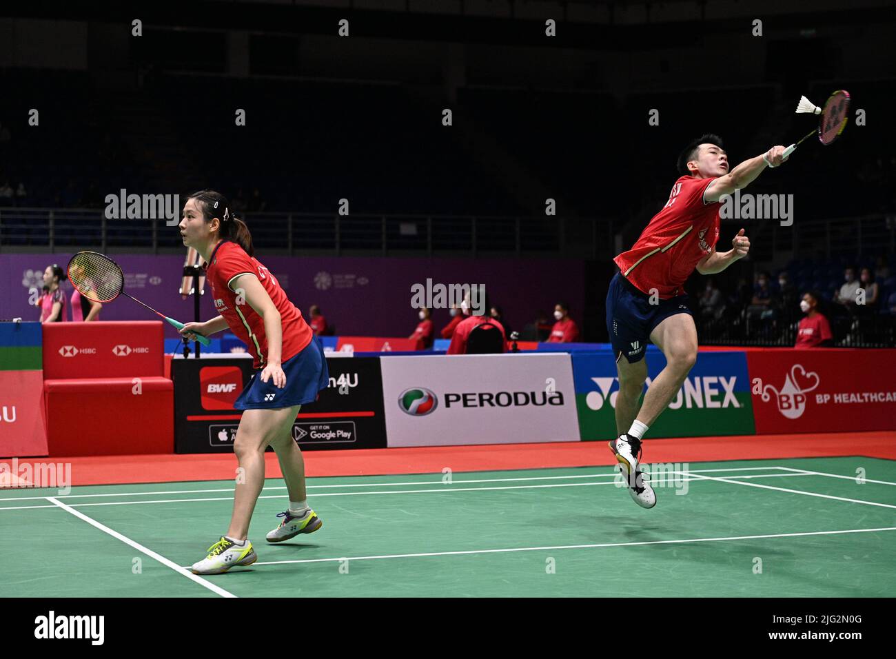 Kuala Lumpur, Malaysia. 7th July, 2022. China's Zheng Siwei(R)/Huang ...