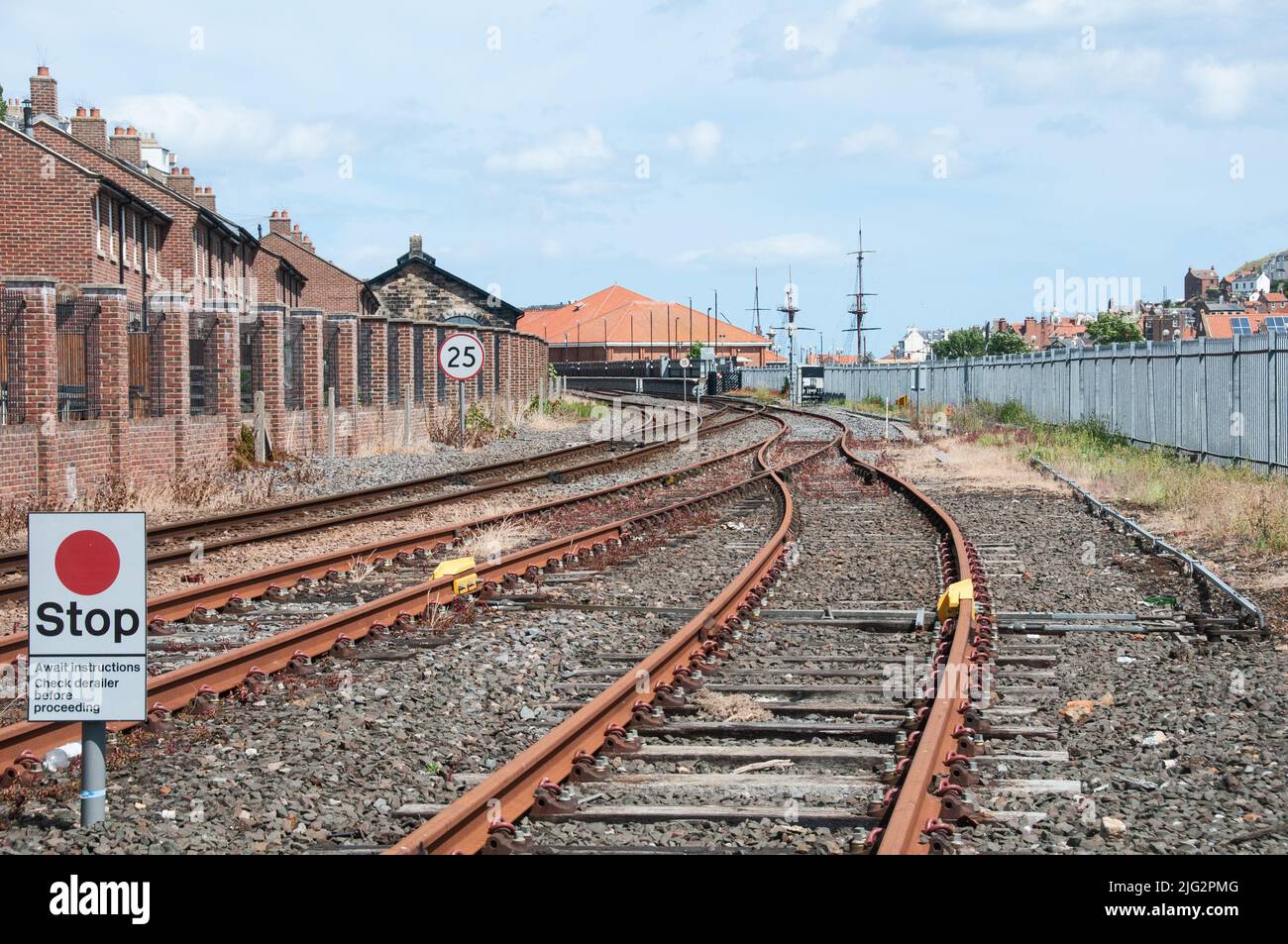 Around the UK - Railway lines leading to Whitby, North Yorkshire, UK ...