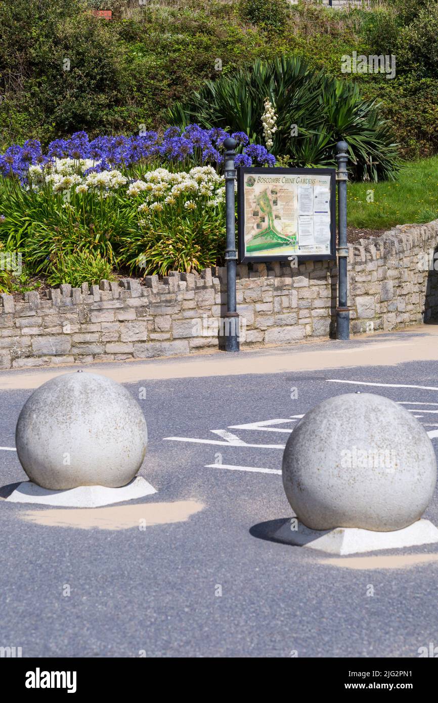 Boscombe Chine Gardens, Boscombe, Bournemouth UK in August Stock Photo ...