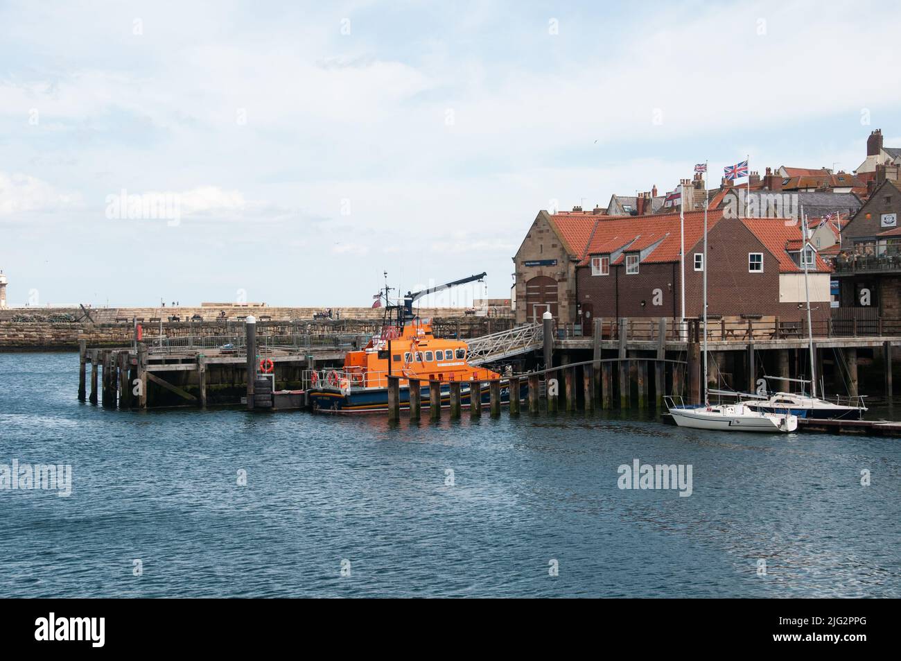 Around the UK - Lifeboat Station, Whitby, North Yorkshire Stock Photo ...
