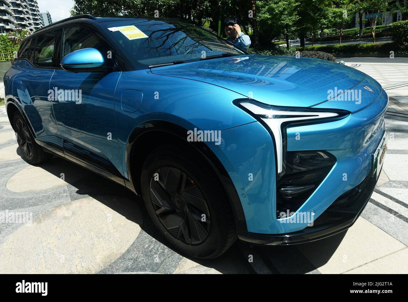 HANGZHOU, CHINA - JULY 7, 2022 - Hengchi 5, the first mass-produced new ...
