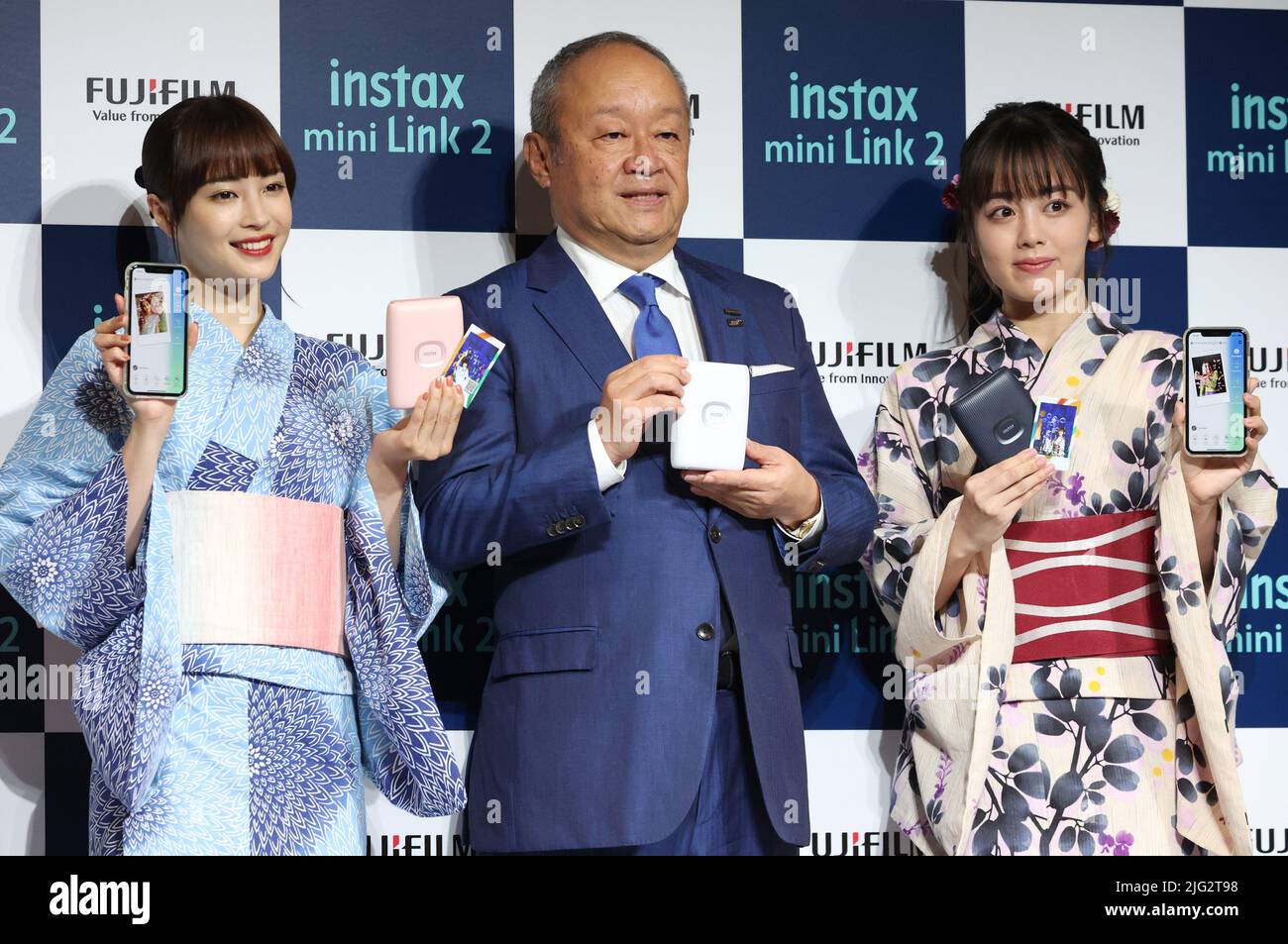 Tokyo, Japan. 7th July, 2022. Japan's Fujifilm president Teiichi Goto ...