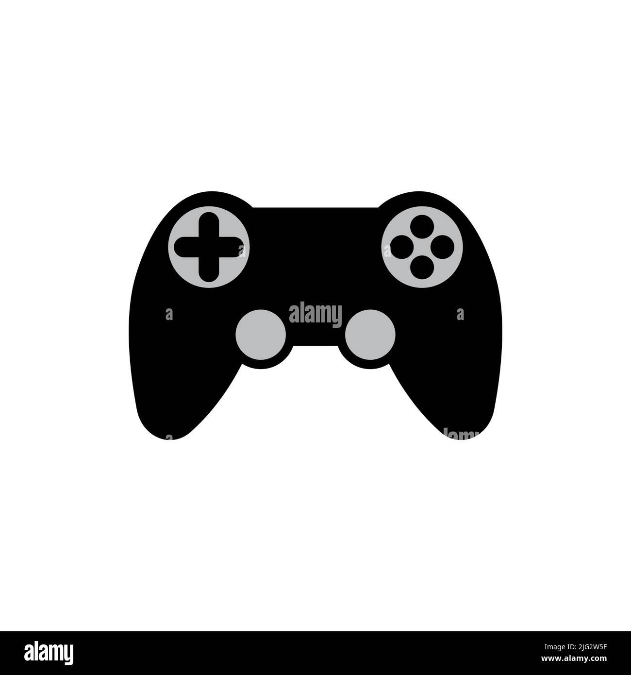 Joystick vector icon isolated on white background Stock Vector Image ...