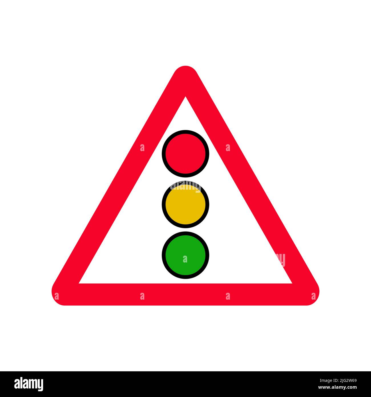 Traffic light sign vector isolated on white background Stock Vector ...