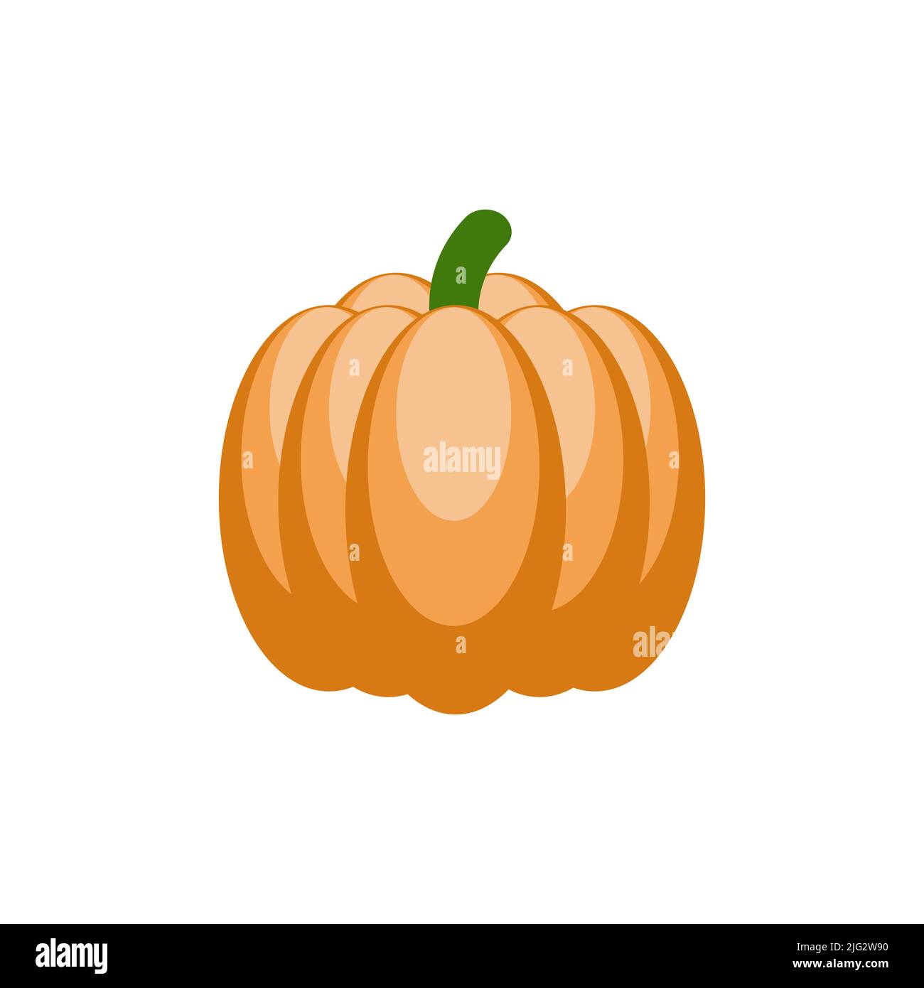 Pumpkin vector icon isolated on white background Stock Vector Image ...