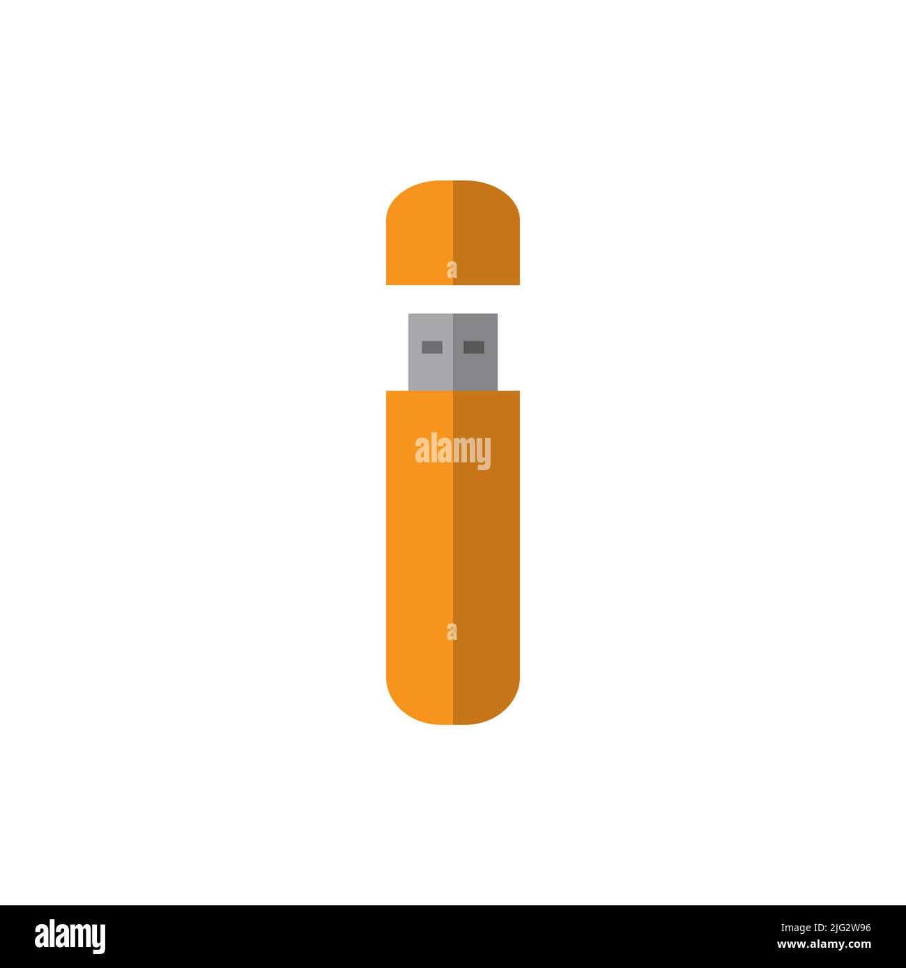 usb flash drive vector isolated on white background Stock Vector Image ...