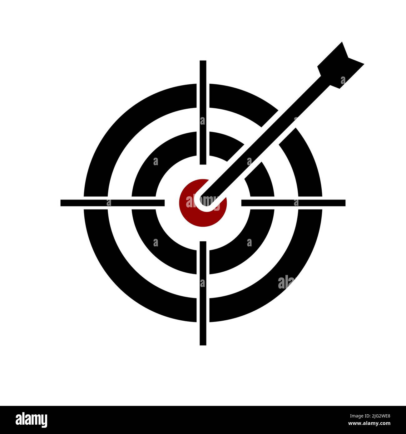 Shooting target and crosshair Stock Vector Images - Alamy