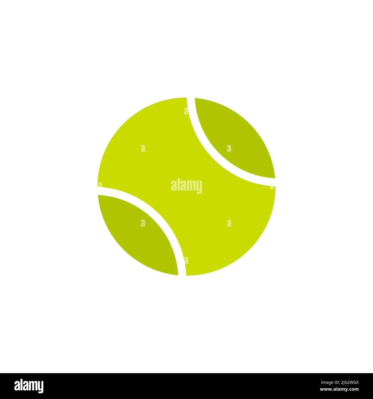 Tennis ball icon vector isolated on white background Stock Vector Image ...