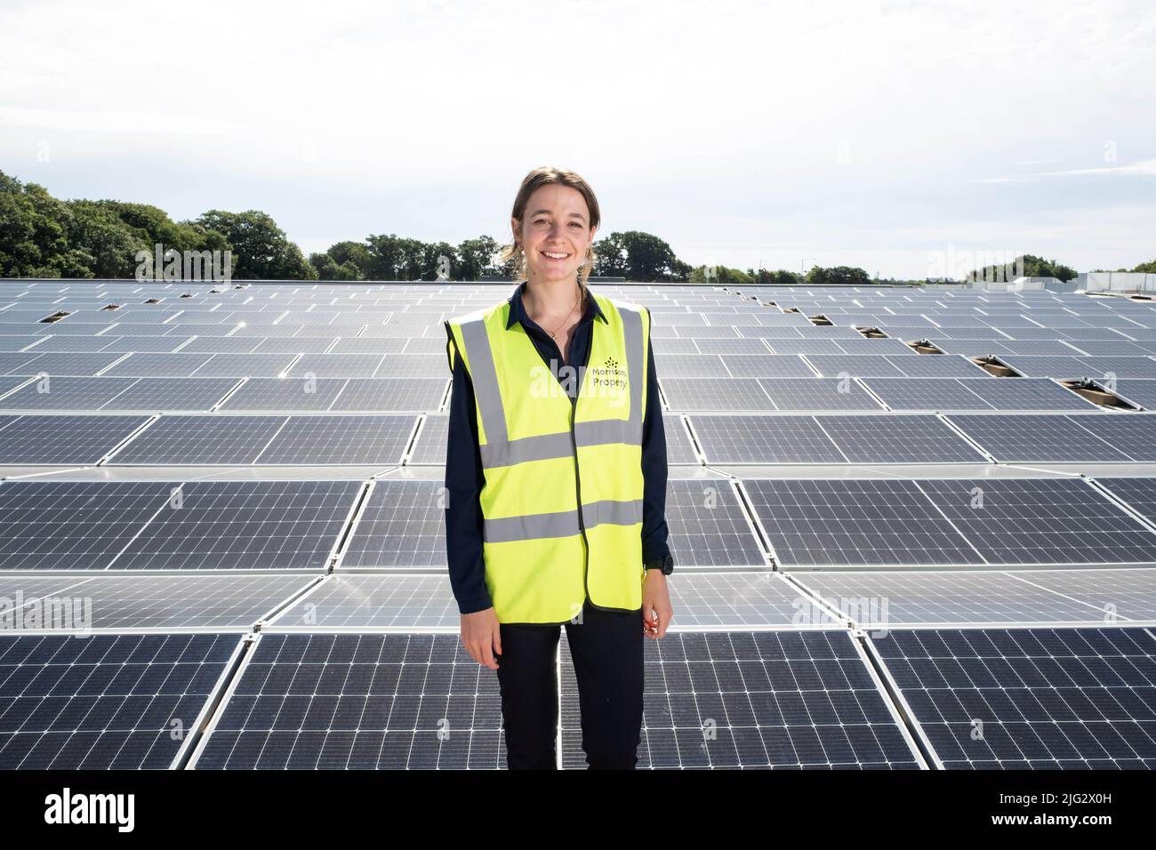 EDITORIAL USE ONLY Hannah Fox, Morrisons executive attends the opening ...