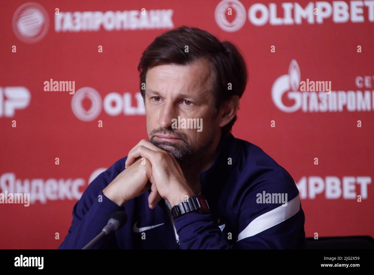 Saint Petersburg, Russia 7 july 2022: Football. Super Cup 2022. Zenit ...