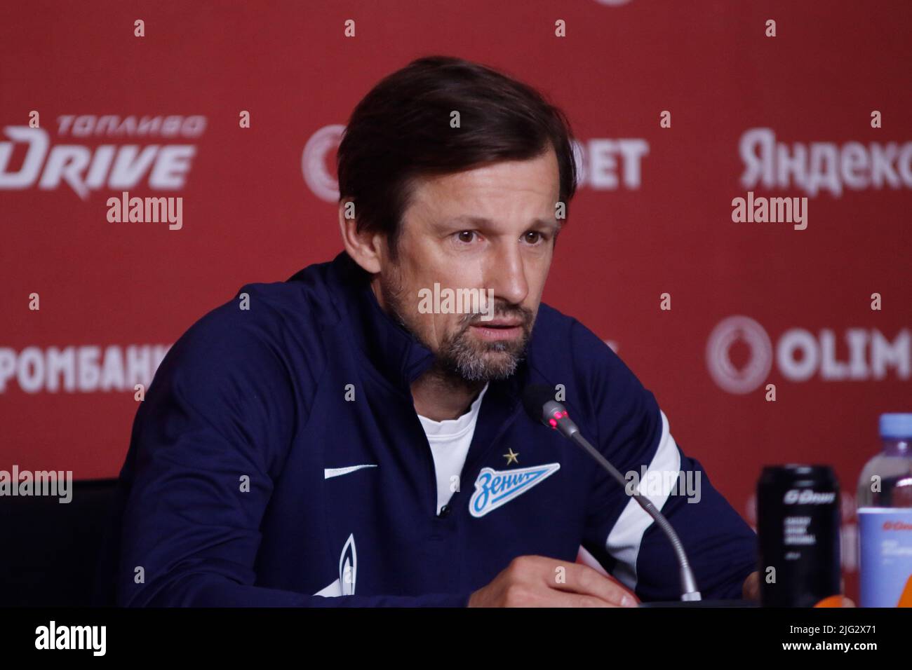 Saint Petersburg, Russia 7 july 2022: Football. Super Cup 2022. Zenit ...