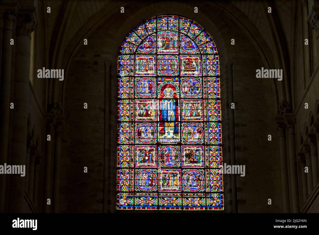 14th century medieval stained glass window hi-res stock photography and ...