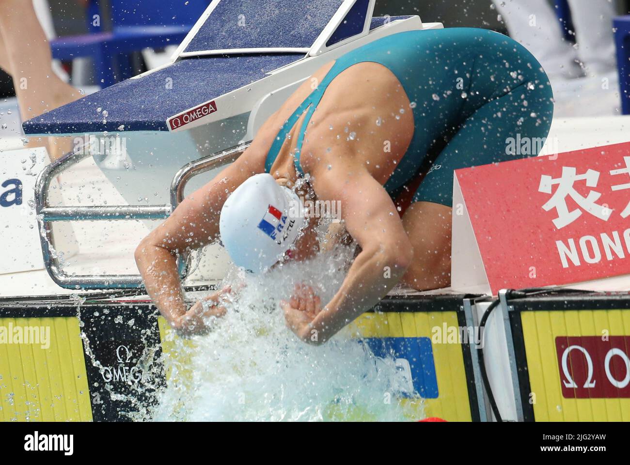 Marie Wattel of France Heat 50 M Freestyle Women during the 19th FINA ...