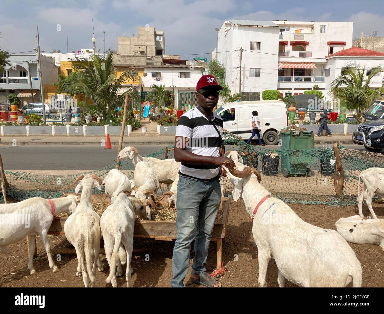 Dakar, Senegal. 05th July, 2022. In the Liberté 6 neighborhood, a ...