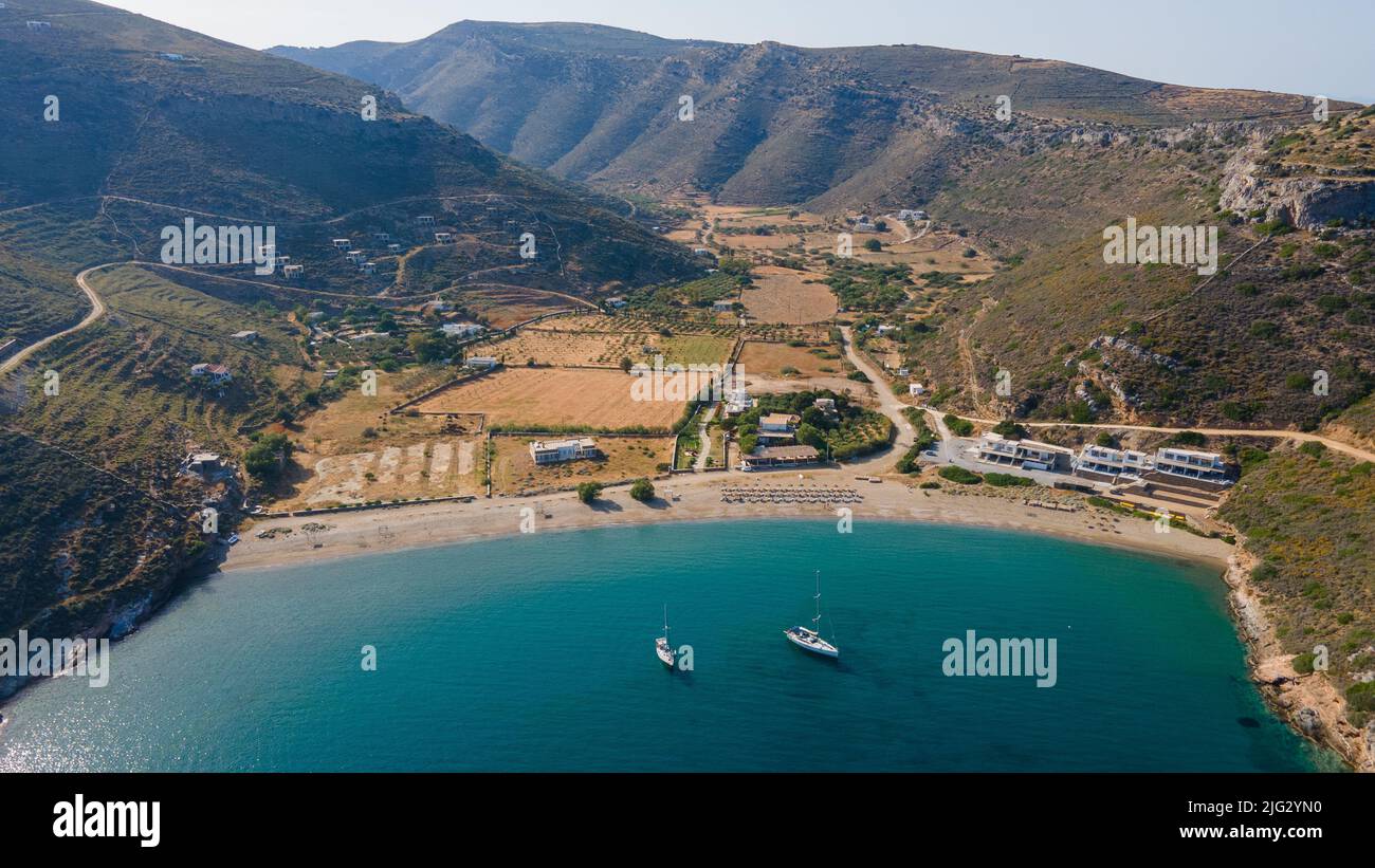 Kea greece spathi hi-res stock photography and images - Alamy