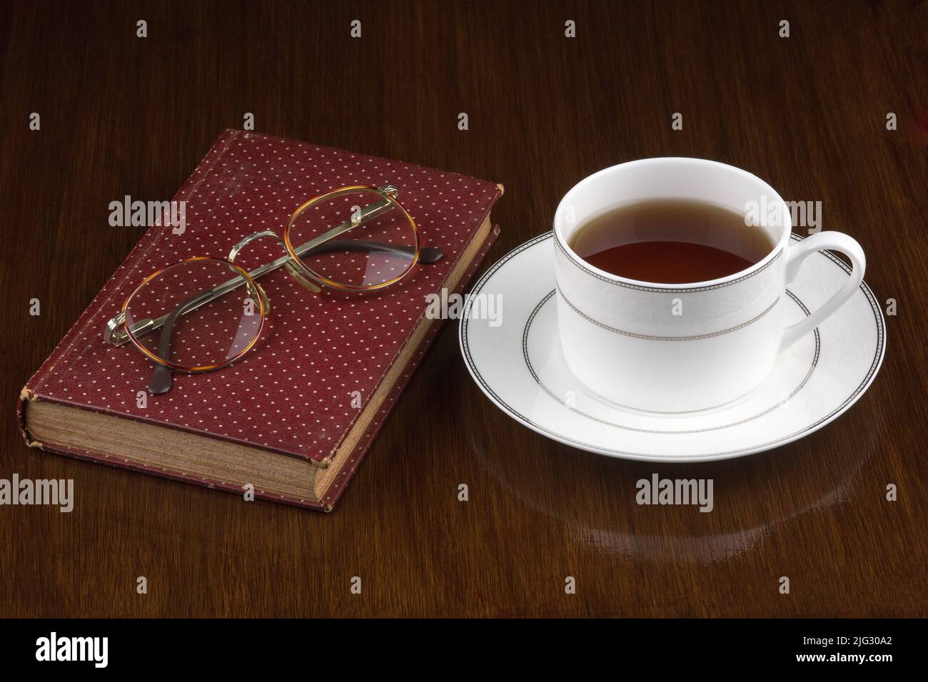 Tea on wooden surface hi-res stock photography and images - Alamy