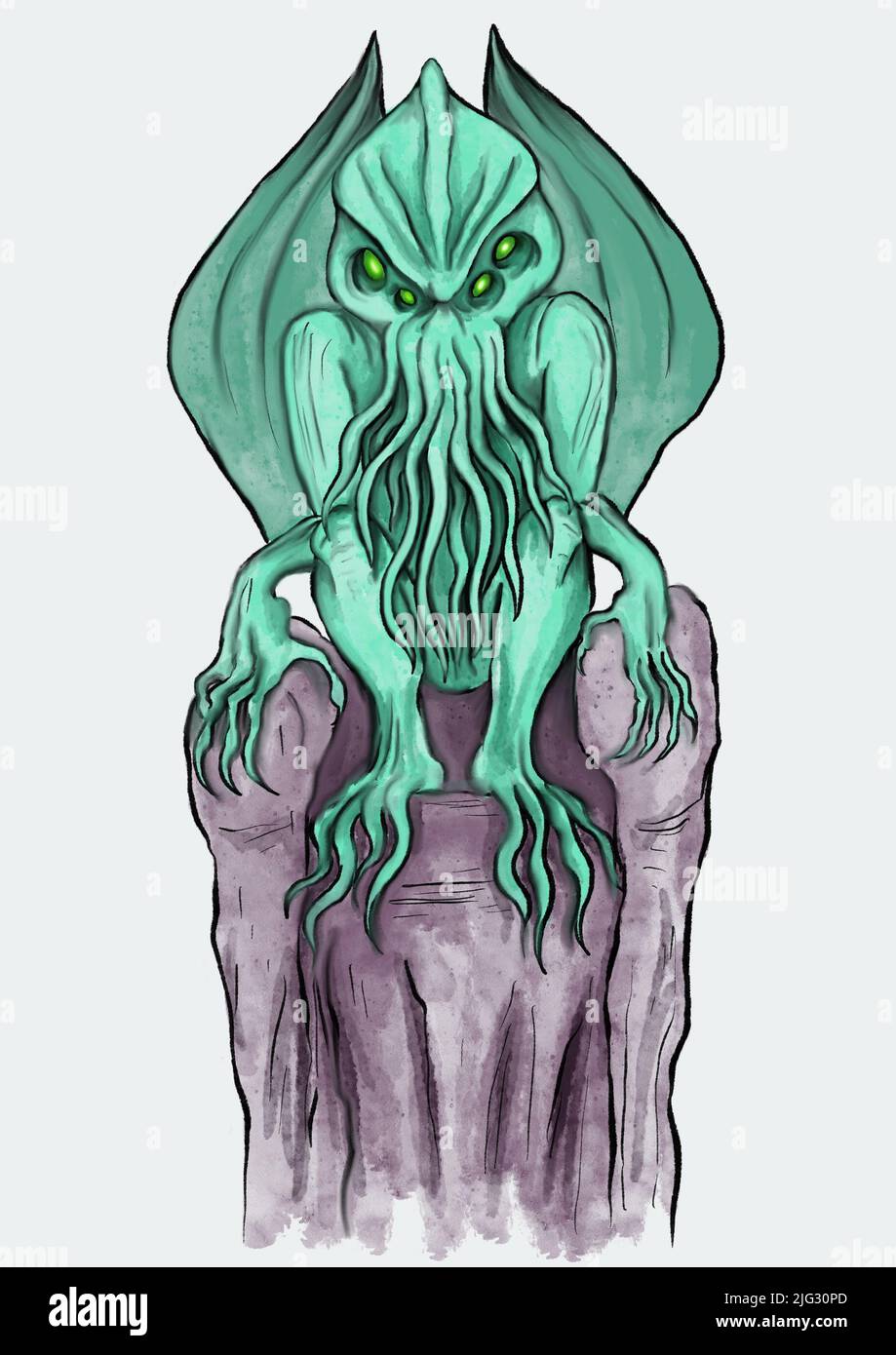 Underwater cthulhu hi-res stock photography and images - Alamy