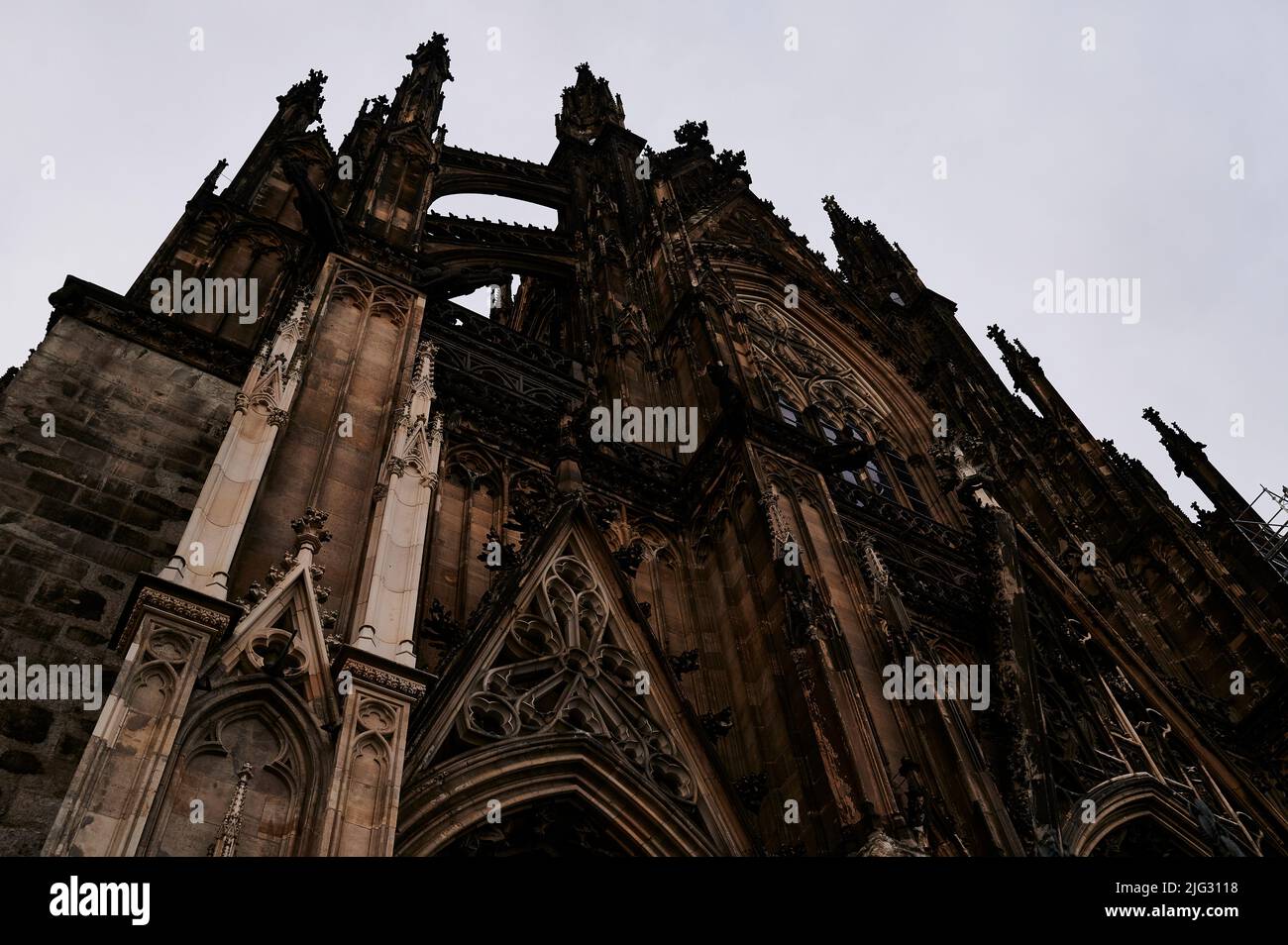 COLOGNE, GERMANY - JULY 6 2022: Silhouette of Cologne Cathedral ...