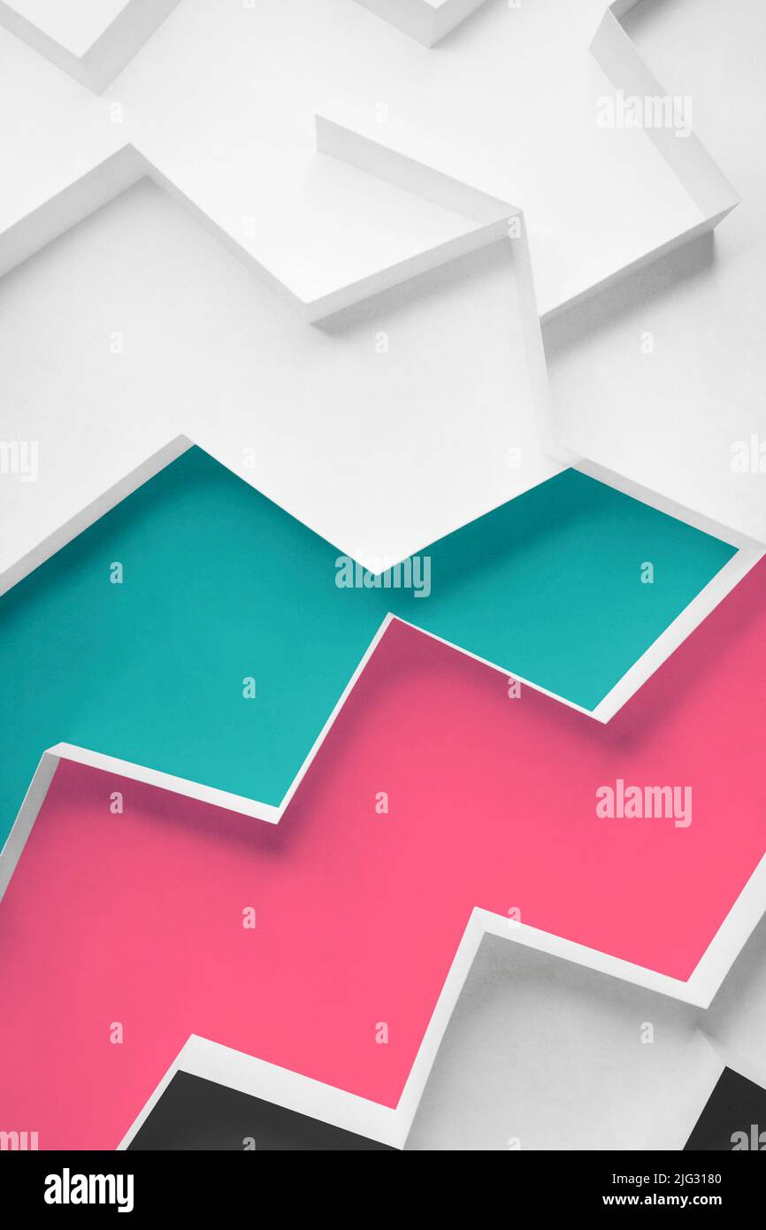 Abstract pattern made of paper, irregular shapes Stock Photo - Alamy