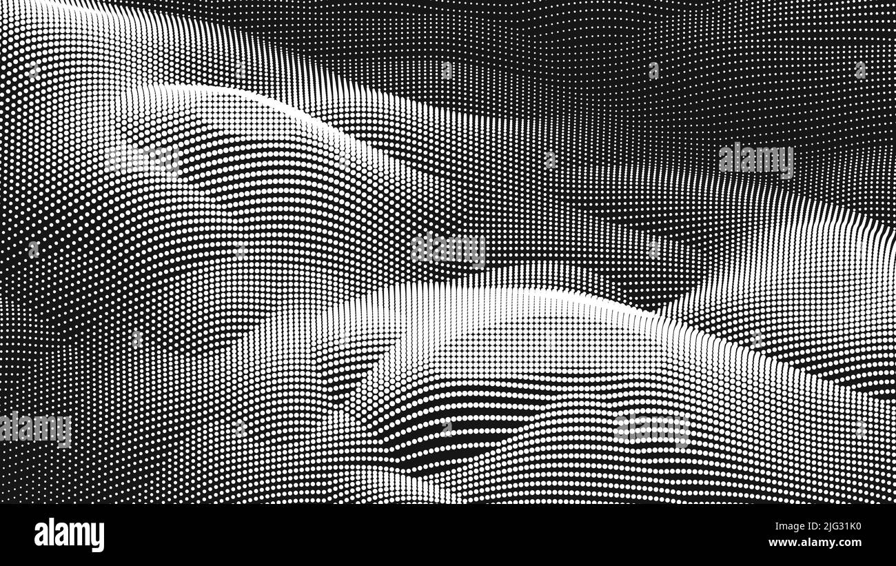 Point wave noise texture. Abstract dot background. Technological ...