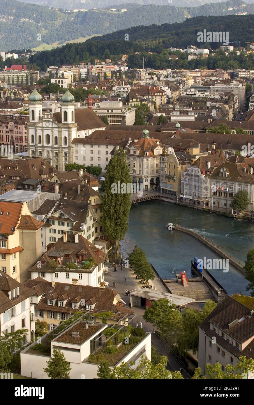 Elevated view over city hi-res stock photography and images - Alamy