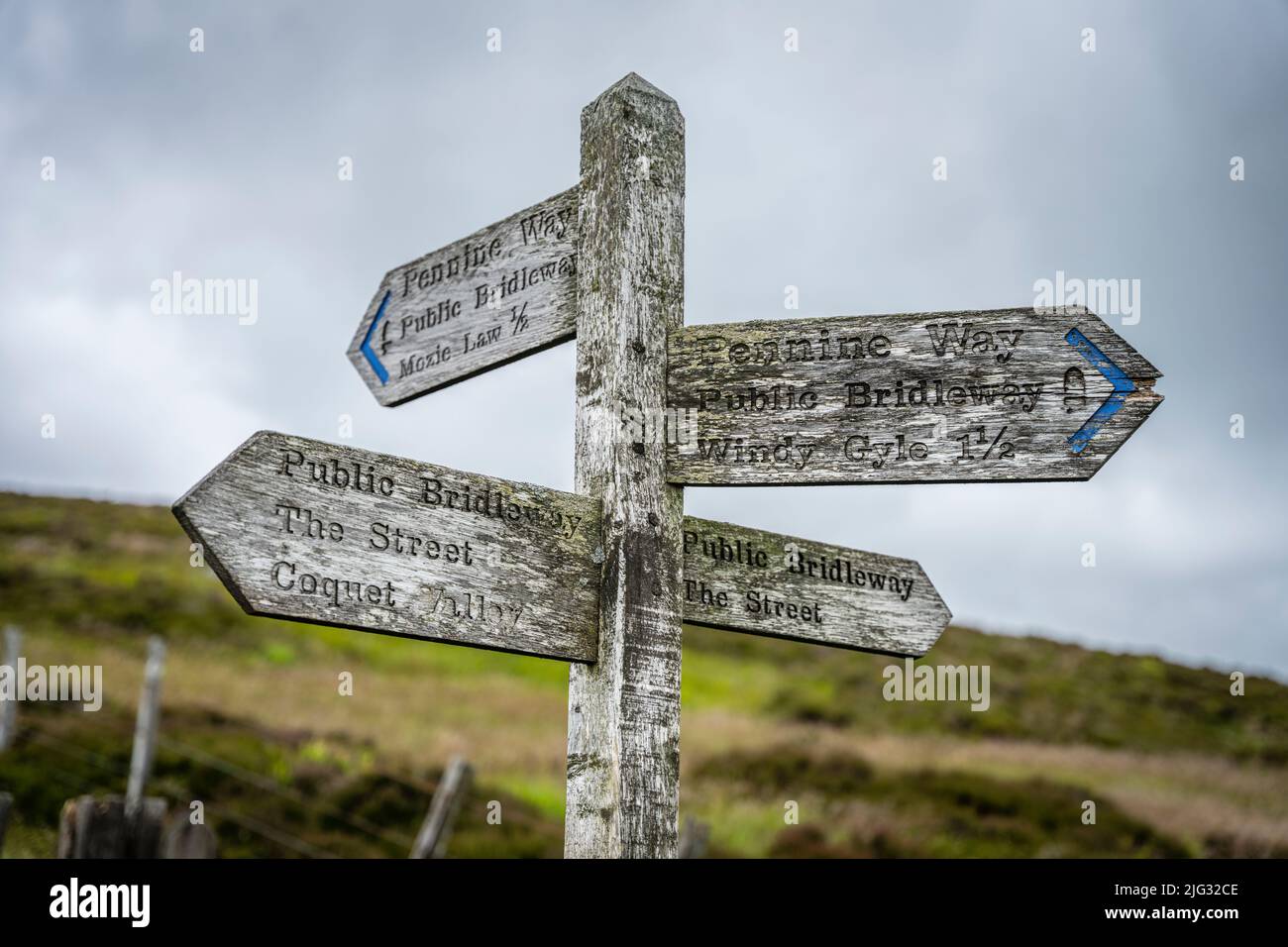 Scotland border with england hi-res stock photography and images - Alamy